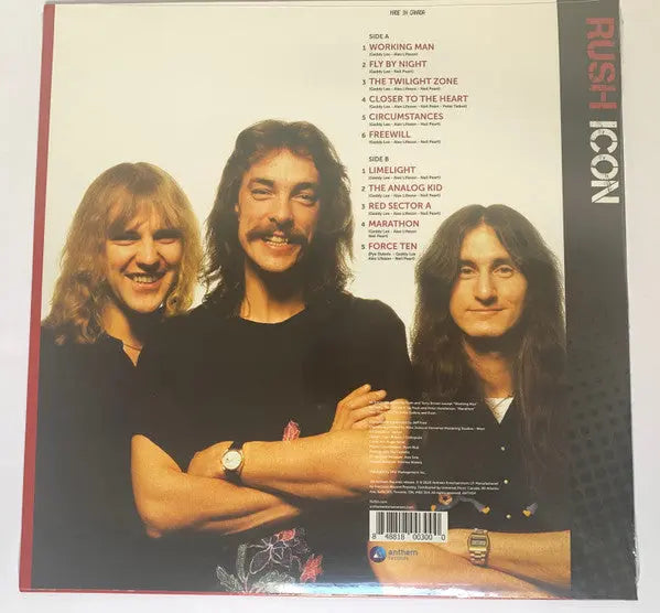 Rush – ICON - Limited Edition, Clear Translucent With Heavy Red Splatt ...